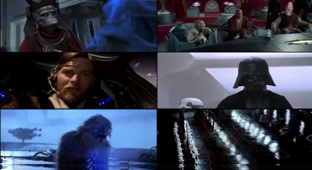 Star Wars Wars - Michael McNulty's Grid View of All 6 Star Wars